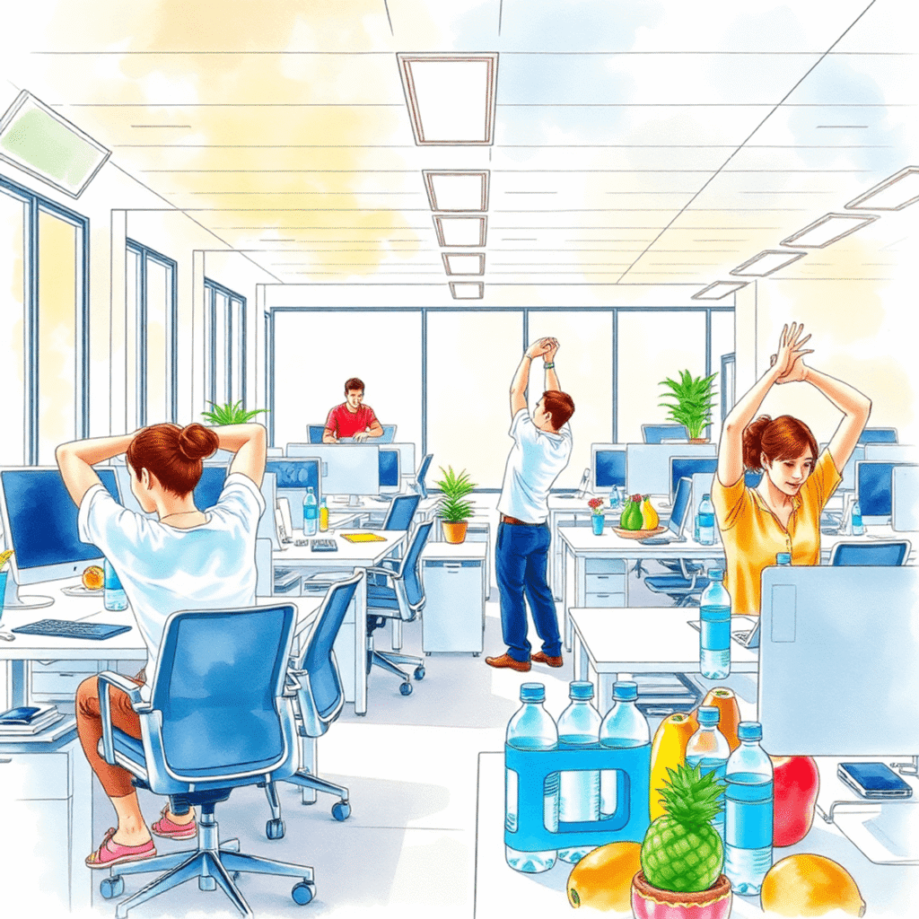 Physical Wellness at Work: Ergonomics, Fitness, and Nutrition Solutions